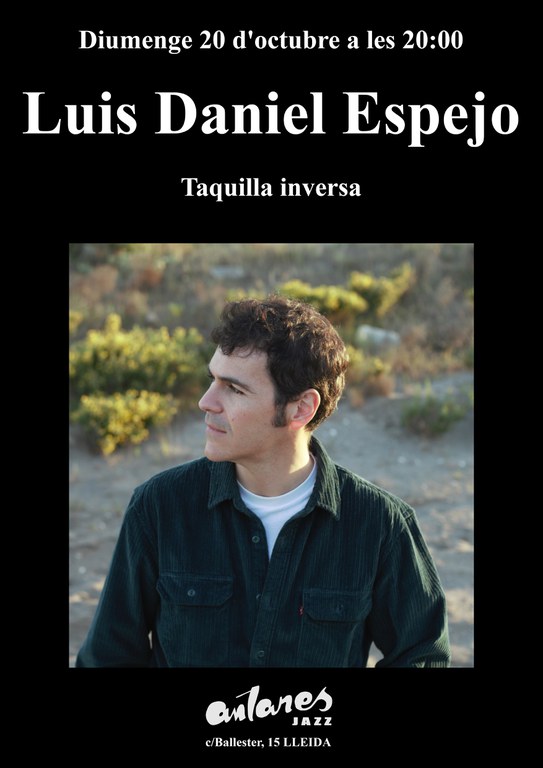 Concert Luis Daniel Espejo - La Paeria - Ajuntament de Lleida
